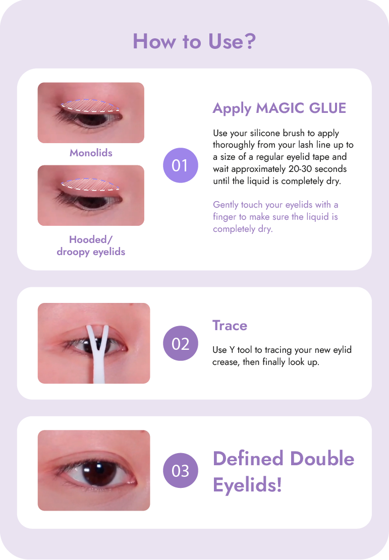 Magic Glue Eyelid Corrector – Char.